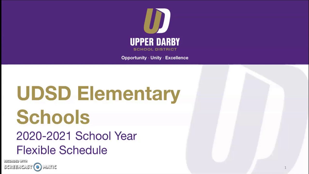 Elementary Flexible Schedule Presentation 2020