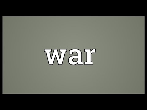 War Meaning