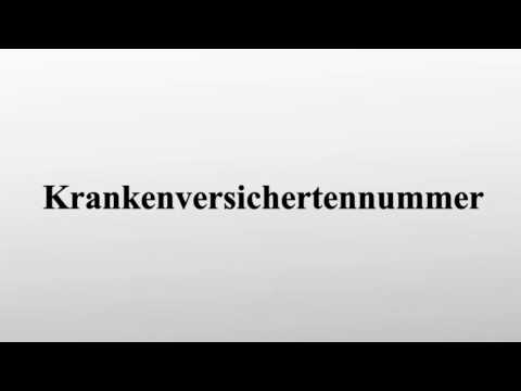 Krankenversichertennummer