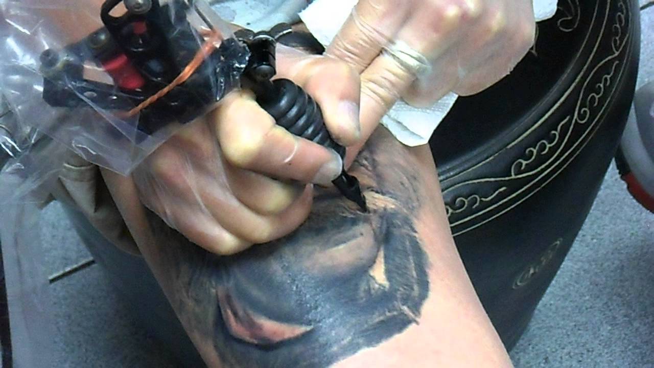 self-applied tattoo...Einstein..-1/1