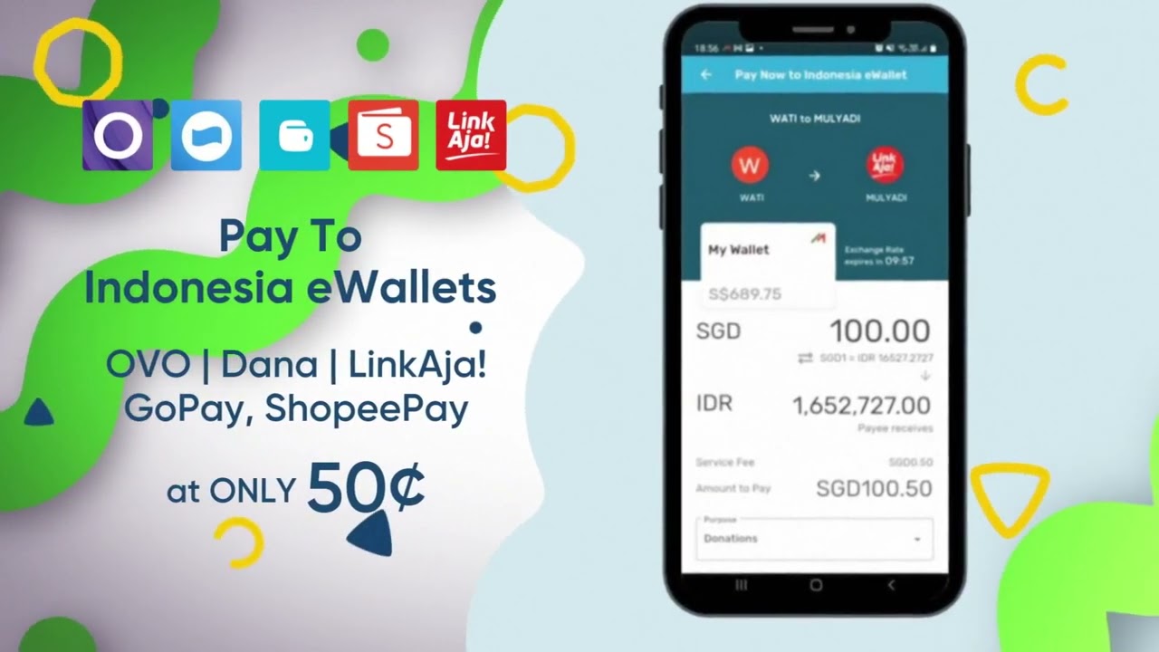 Instant Payment to Indonesia eWallet