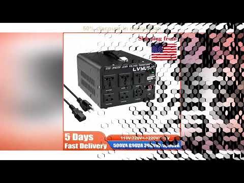 Latest Products You Must Know! LVYUAN Voltage Converter Transformer 500VA-5000VA Heavy Duty Step