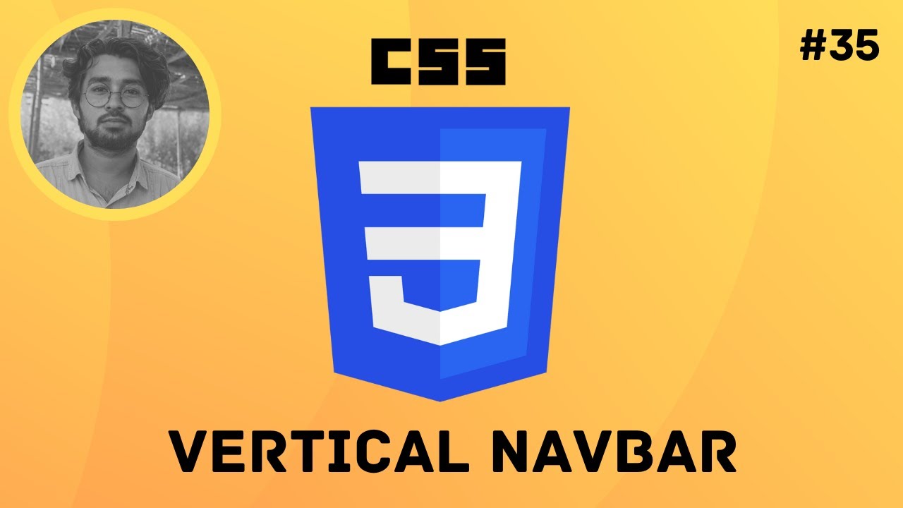 How do I create a vertical navigation bar in HTML CSS? #35