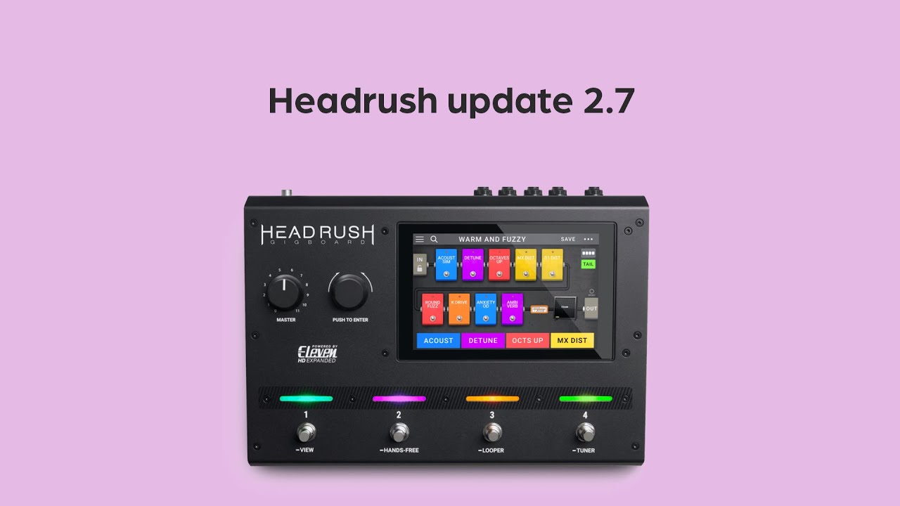 HEADRUSH Gigboard update 2.7