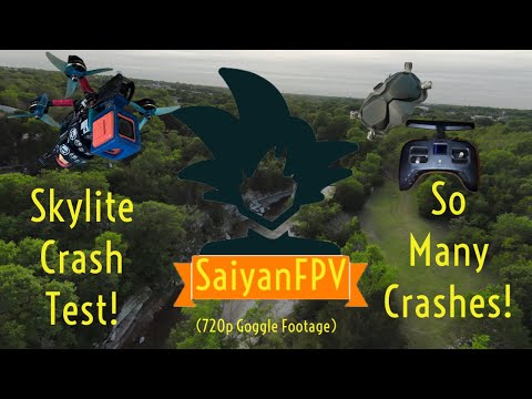 FPV Drone Crash Clips | Skylite Frame | Send it