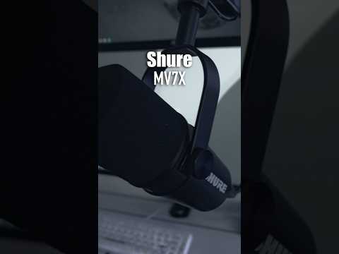 Is the Shure MV7X worth it? #gaming #recommended #gamingkeyboard #microphone #audioquality #shuremv7