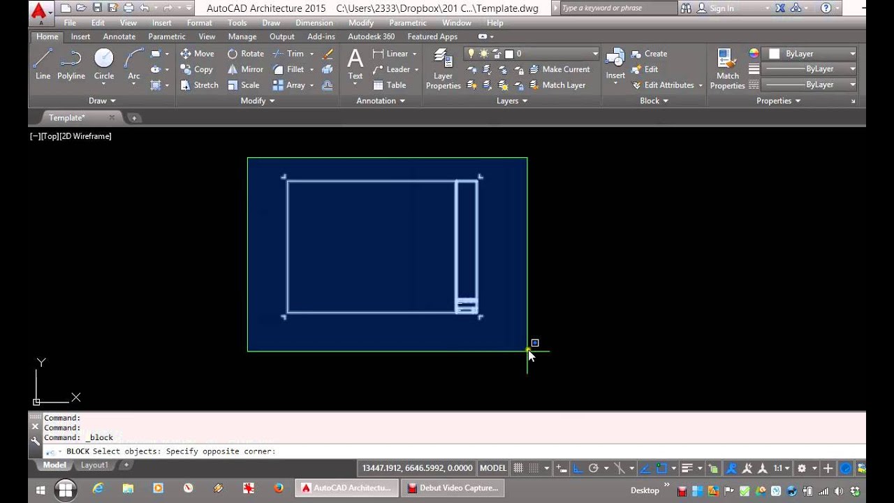 AutoCAD Attributes Part 1 -  Creating Titleblocks with editable attributes.