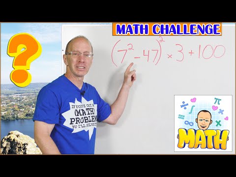 Order Of Operation Maths Challenge ! #pemdas