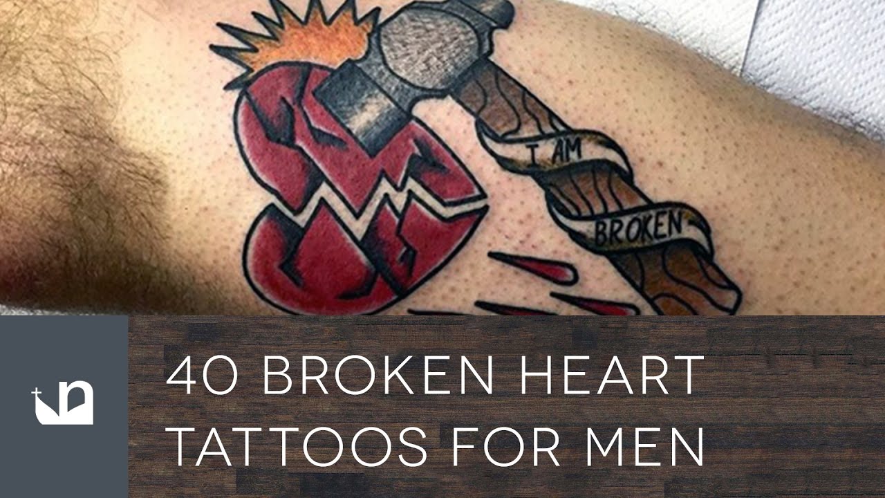 40 Broken Heart Tattoos For Men