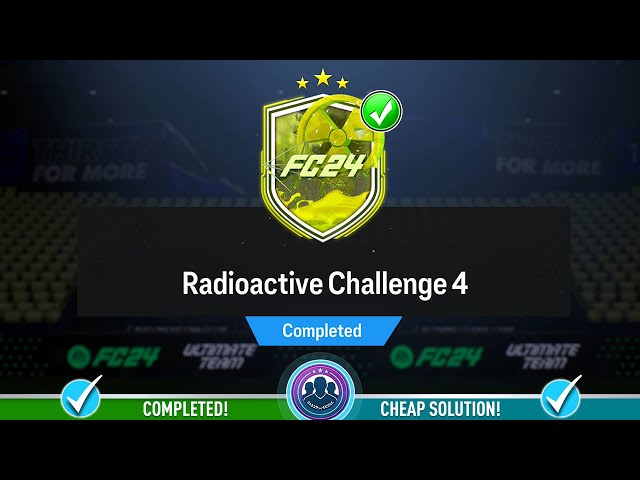 EA FC 24 Radioactive Challenge 4 SBC: How to complete, expected costs ...