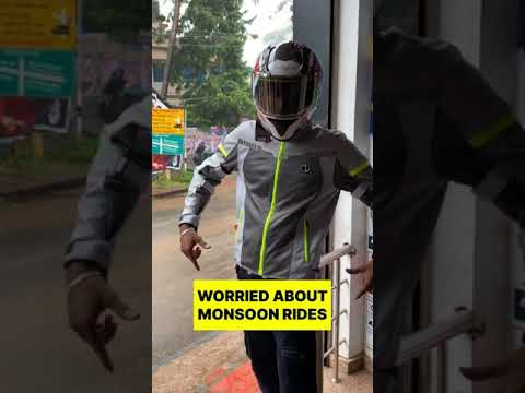 Rynox h2go pro 2 🌧️🦺 best rain jacket for #bikers in 2022 #h2go #shorts