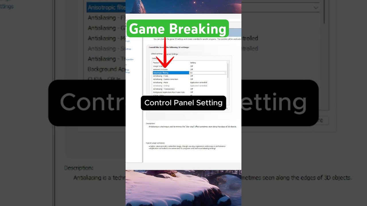 Biggest Nvidia Control Panel Mistake! #nvidia #gaming