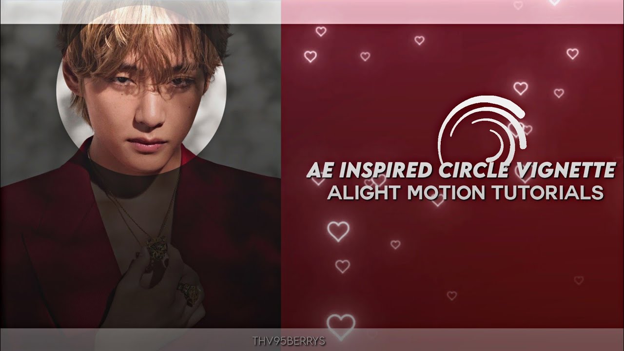 ae Inspired circle vignette transition | alight motion tutorial