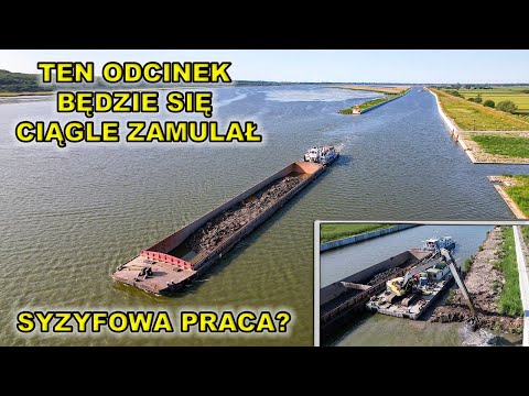 Rzeka Elbląg: Syzyfowa walka z naturą, barki uwięzione – ciekawa historia.