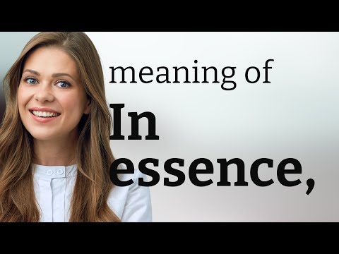 Understanding "In Essence": Simplifying Complex Ideas
