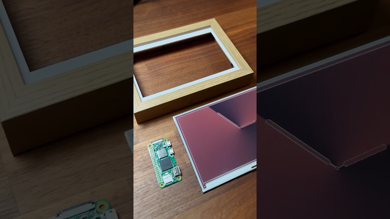 I built an AI Powered E-Ink Display with a Raspberry Pi #raspberrypi  #diyelectronics #eink