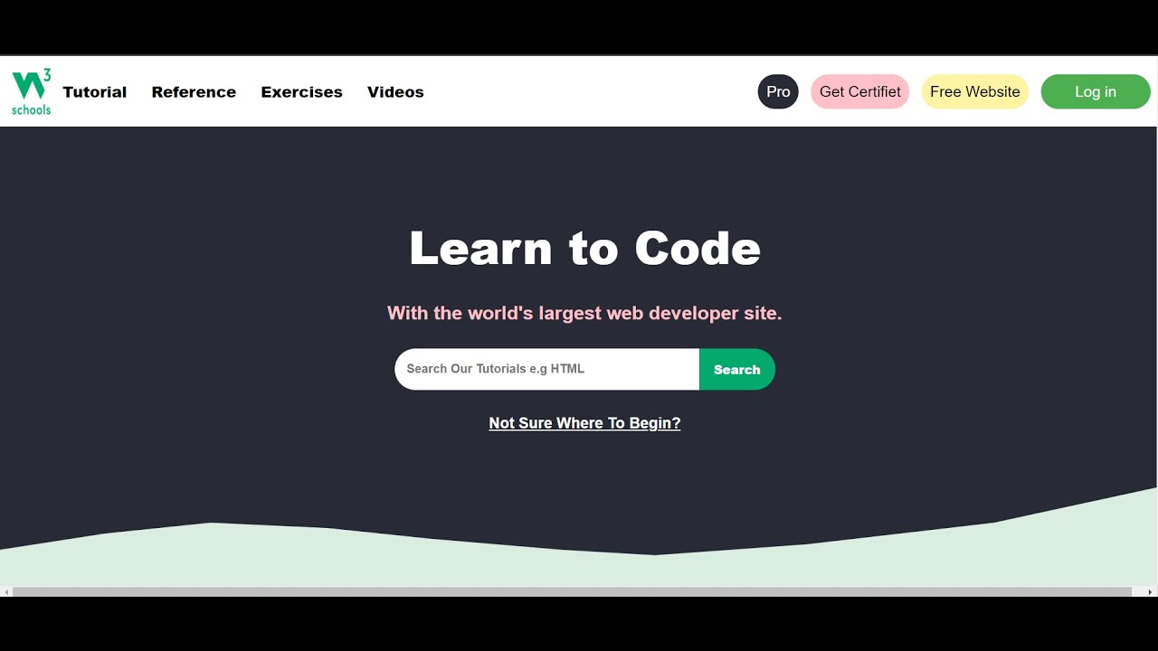 W3School Web Hero Section Design Using HTML & CSS 3 | @tayyabnadeemcoding
