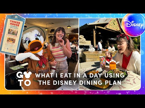 What I Eat in a Day Using the Disney Dining Plan at Walt Disney World Resort | Disney UK