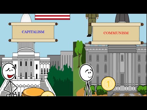 Capitalism vs. Communism Explained in 1 minute.