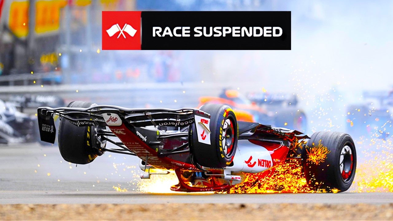 F1 Crashes But They Get Increasingly Scarier...
