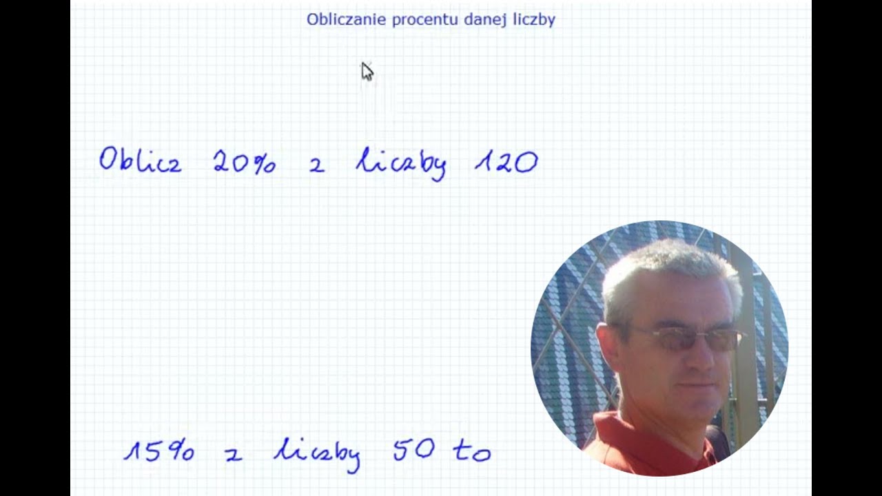 Obliczanie procentu danej liczby - Matematyka Szkoła Podstawowa i Gimnazjum