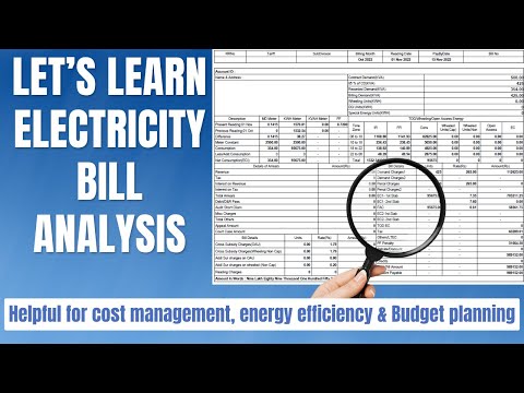 A Detailed Analysis Electricity Bill Video