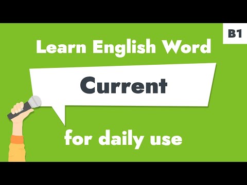 #023 – "Current" | Learn B1 English Adjective – Talk about today's news!