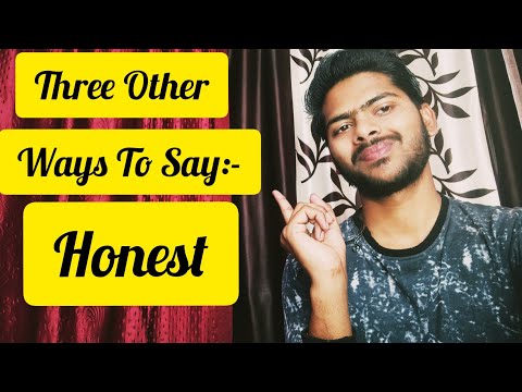 Three Other Ways To Say:- Honest#shorts
