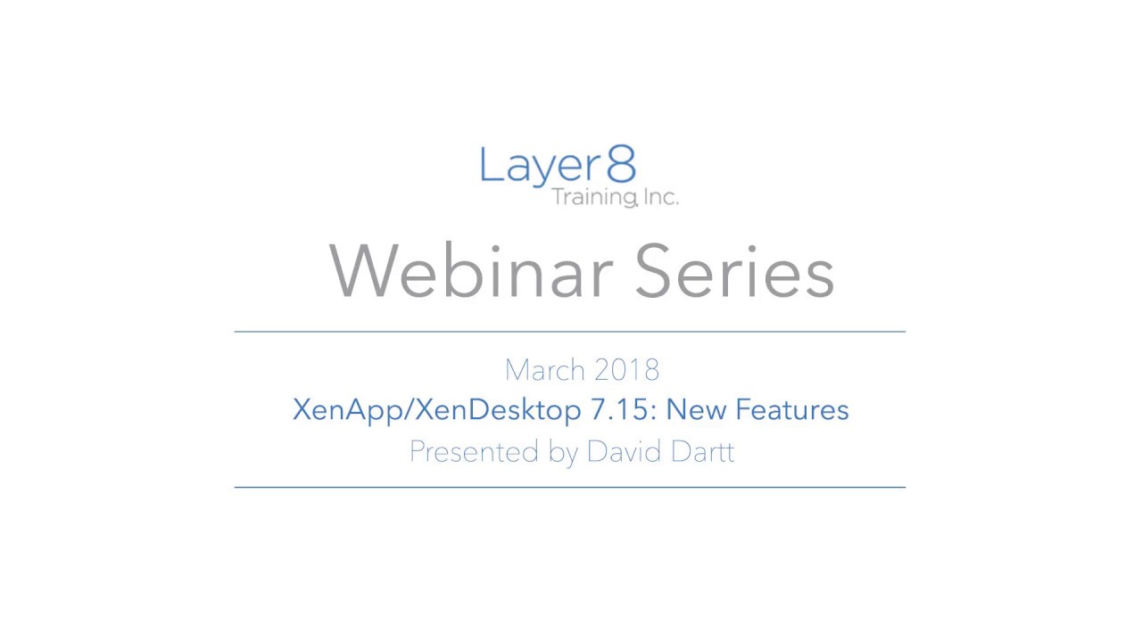 XenApp/XenDesktop 7.15: New Features