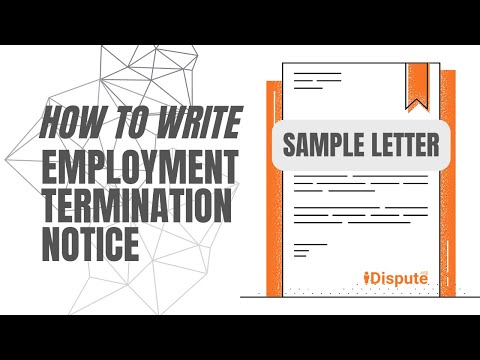Termination of Employment Letter: How to Write & Send It Like a Pro - I Dispute & Repair Credit Fast