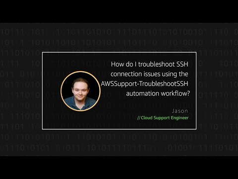 How do I troubleshoot SSH connection issues using AWSSupport-TroubleshootSSH automation workflow?