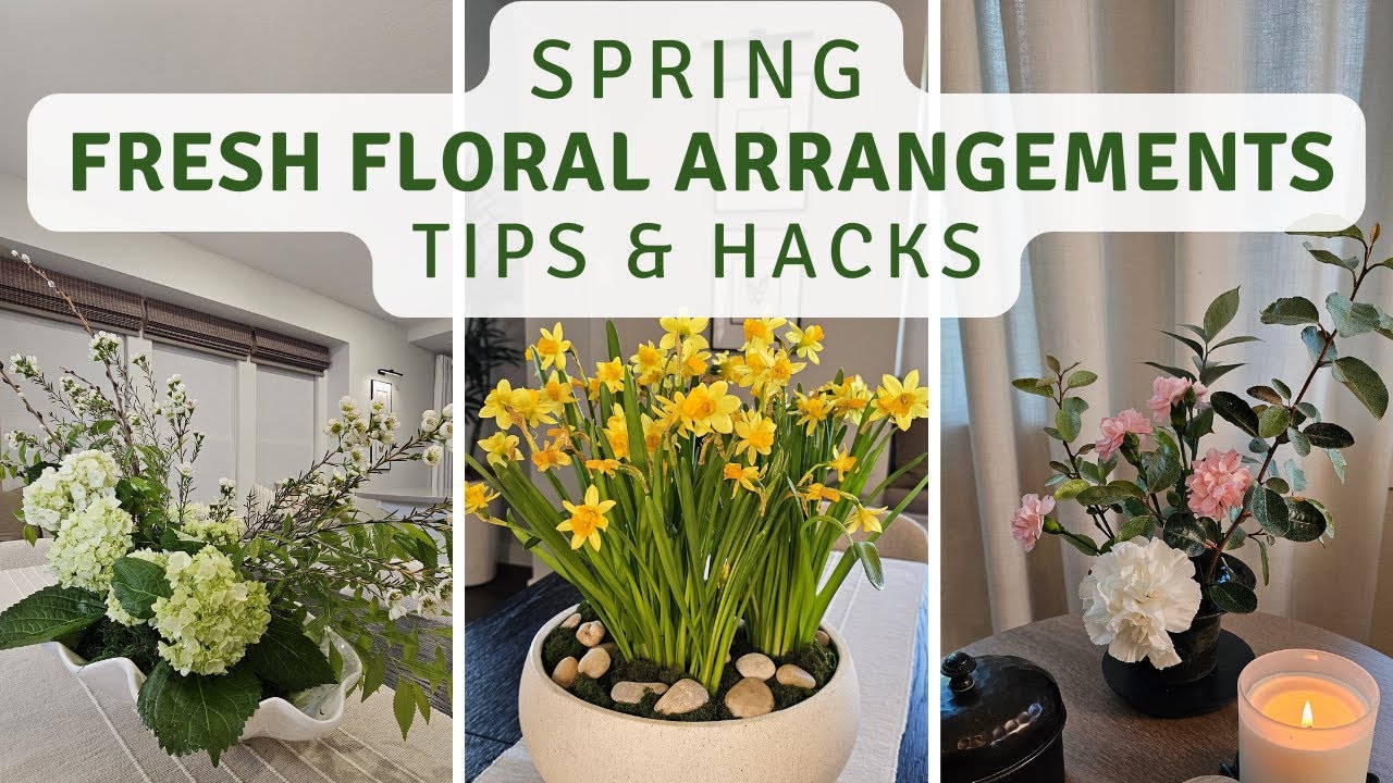 Easy DIY Spring Floral Arrangements | Budget-Friendly Decorating Ideas for Any Room