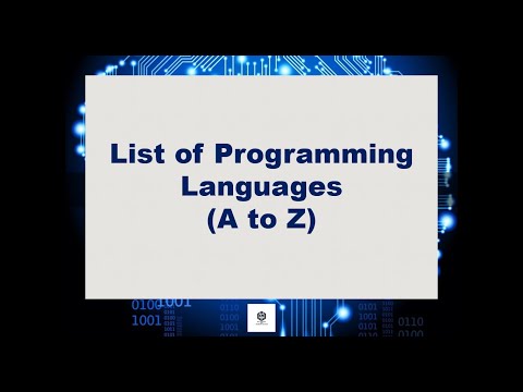 List of Programming Languages (A to Z)