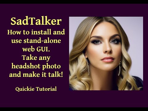 SADTALKER will turn your favorite headshot photo into a talking avatar!