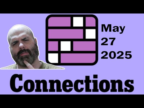 Connections for May 27, 2025