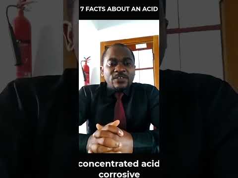 WAEC/NECO Chemistry | 7 Interesting Facts of an Acid