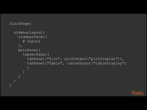 Learn Getting started with Shiny Shiny Building Blocks Outputs | packtpub com - Mind Luster