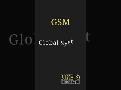 Did you know the acronyms of GSM #gsm #global #system #for #mobilecommunication #usefuldesk