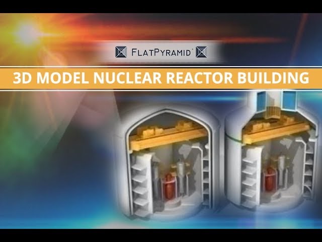 Nuclear reactor building 3D Model - FlatPyramid