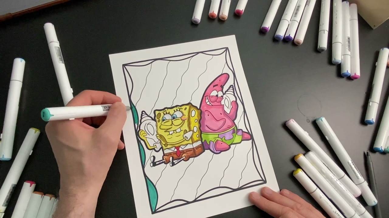 Printable Spongebob coloring pages