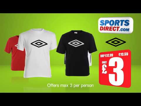 Sportsdirect.com Umbro Poly Tshirts Offer