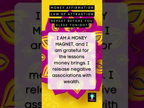 πΈ Wealthy Blink! π« Like, Affirm 'I am abundant' & Subscribe!" #lawofattraction