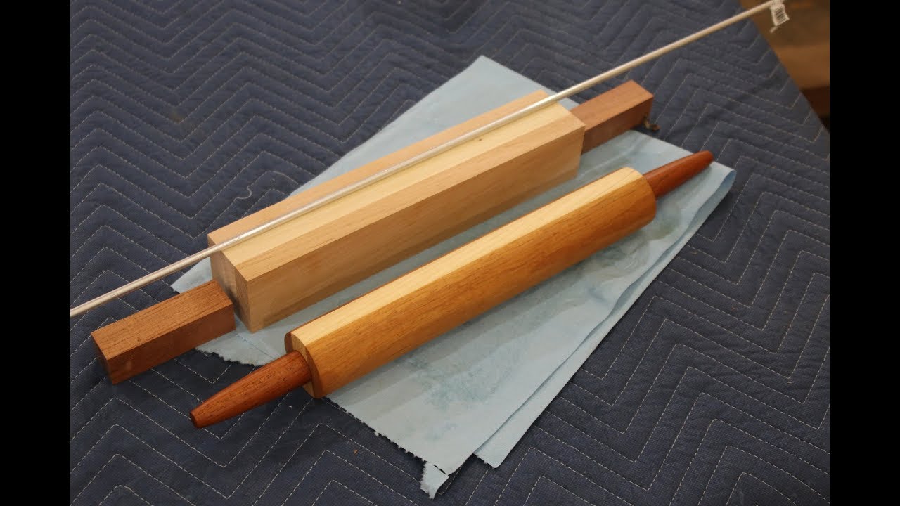 Making the best rolling pin! Woodworking Pecan and Brazilian cherry!