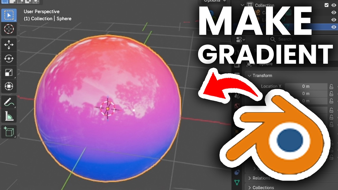 Blender: How To Make Gradient Texture