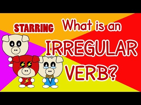 What are irregular verbs? - Learn Grammar in Cartoon Style!