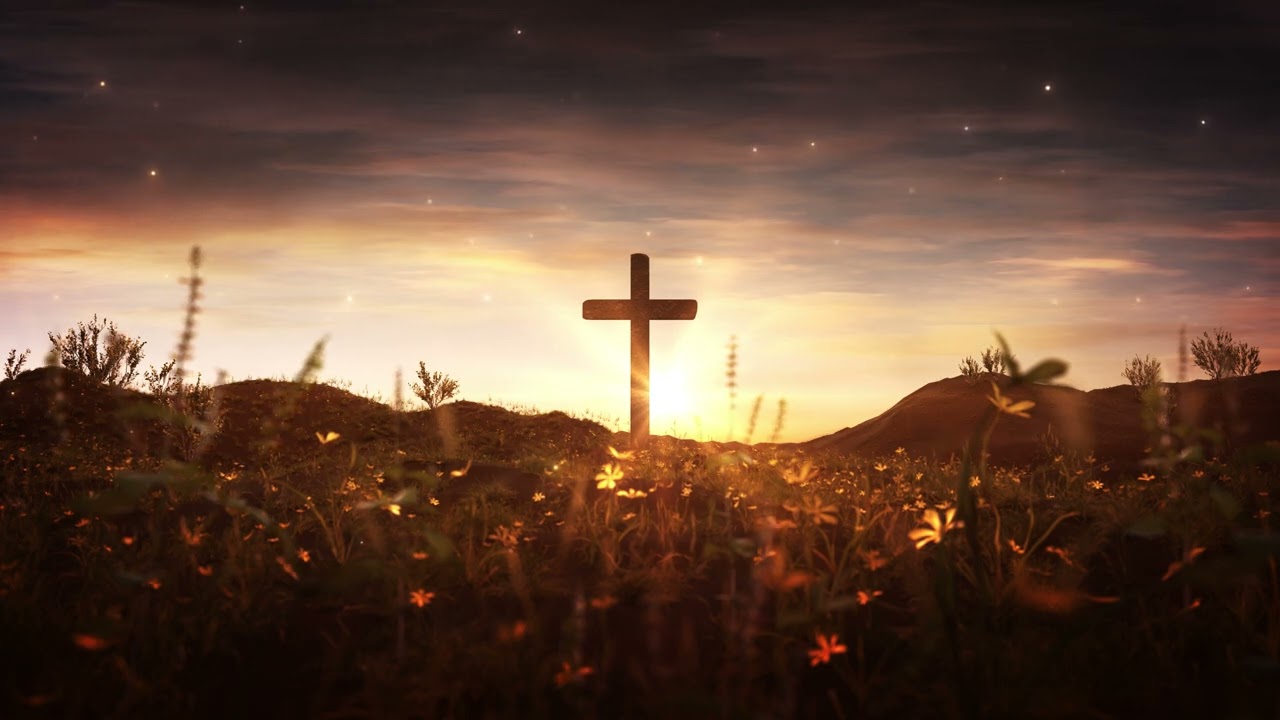 Calm Christian Meditation | 1 Hour Cross Background for Reflection & Prayer | 4K
