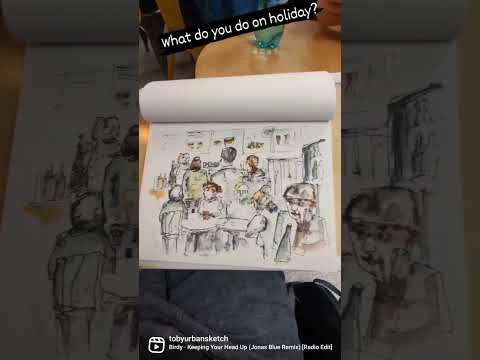 Urban Sketching on Holiday #urbansketch #dailysketch #arttutorials #sketching
