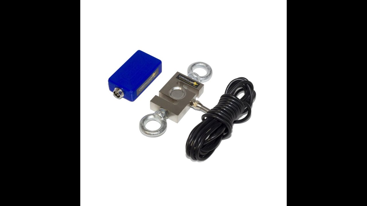 Chronojump force sensor tutorials