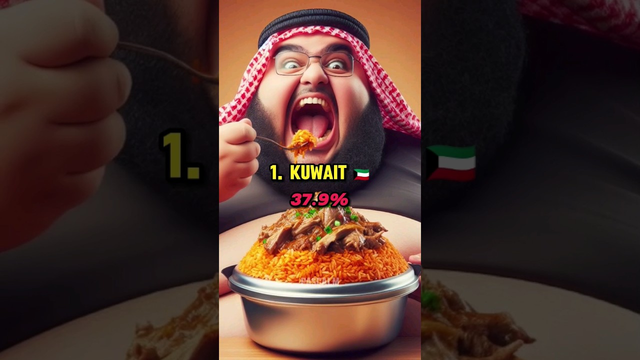 Top 10 Most Obese Countries 🍔🍟🍕 (countries with over 200k people)