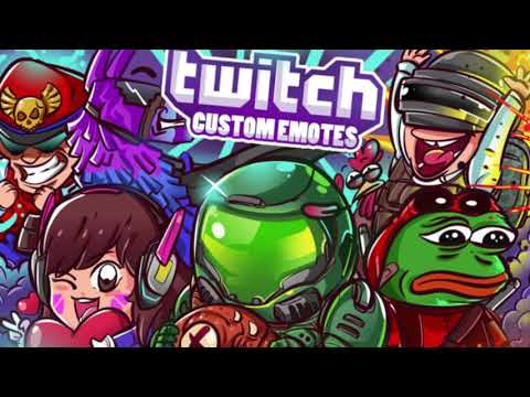I will create exclusive custom twitch emotes for your channel